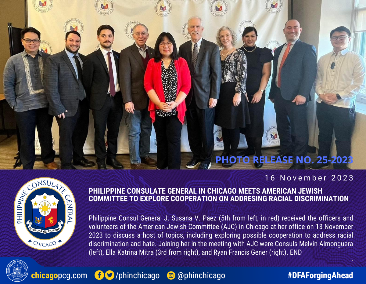 Press Release | PHILIPPINE CONSULATE GENERAL - CHICAGO