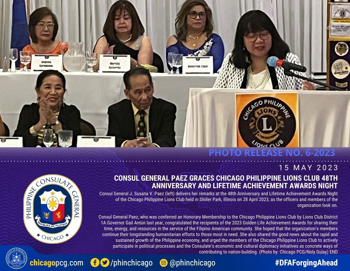 Press Release | PHILIPPINE CONSULATE GENERAL - CHICAGO