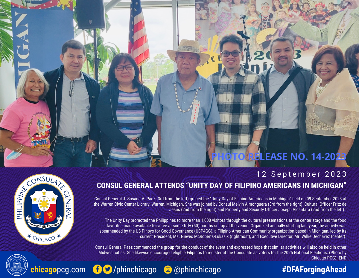 Press Release | PHILIPPINE CONSULATE GENERAL - CHICAGO
