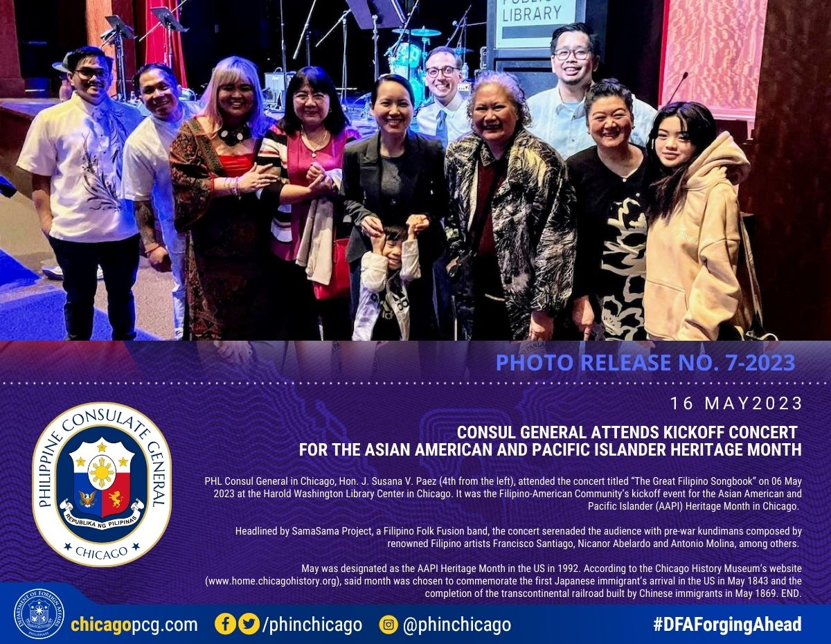Press Release | PHILIPPINE CONSULATE GENERAL - CHICAGO