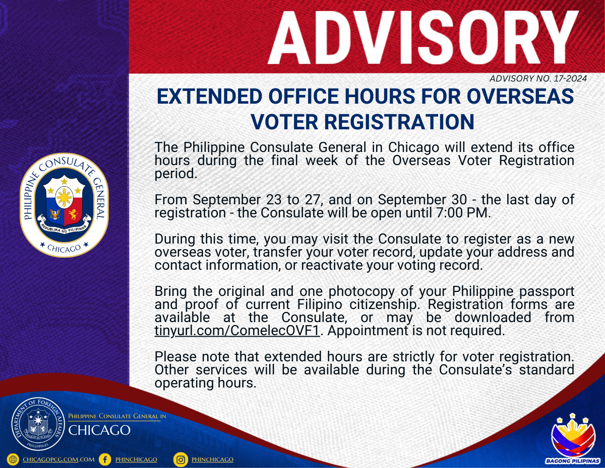 Public Advisory | PHILIPPINE CONSULATE GENERAL - CHICAGO